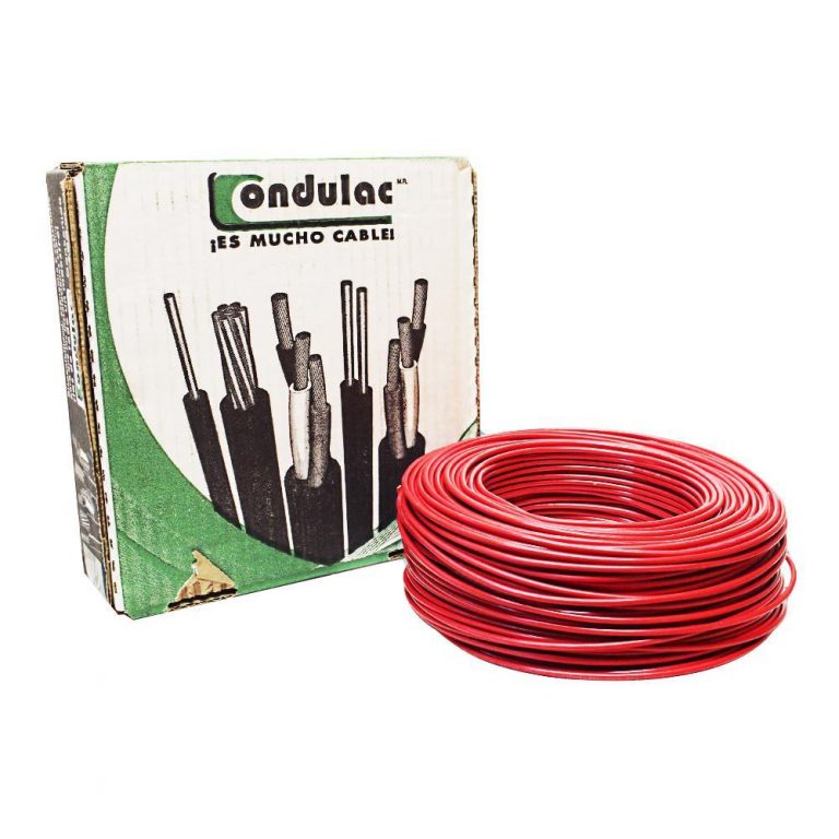 CABLE THW CAL. 8 COLOR ROJO CONDULAC – Ferrelectro